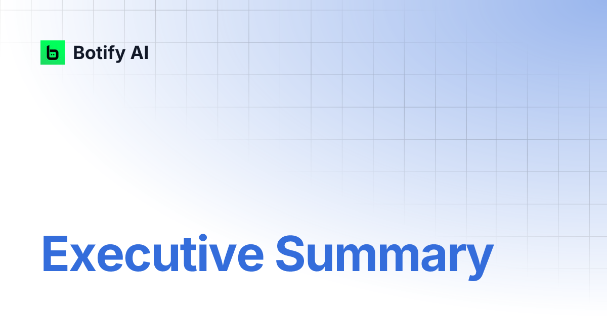 Executive Summary | Botify AI